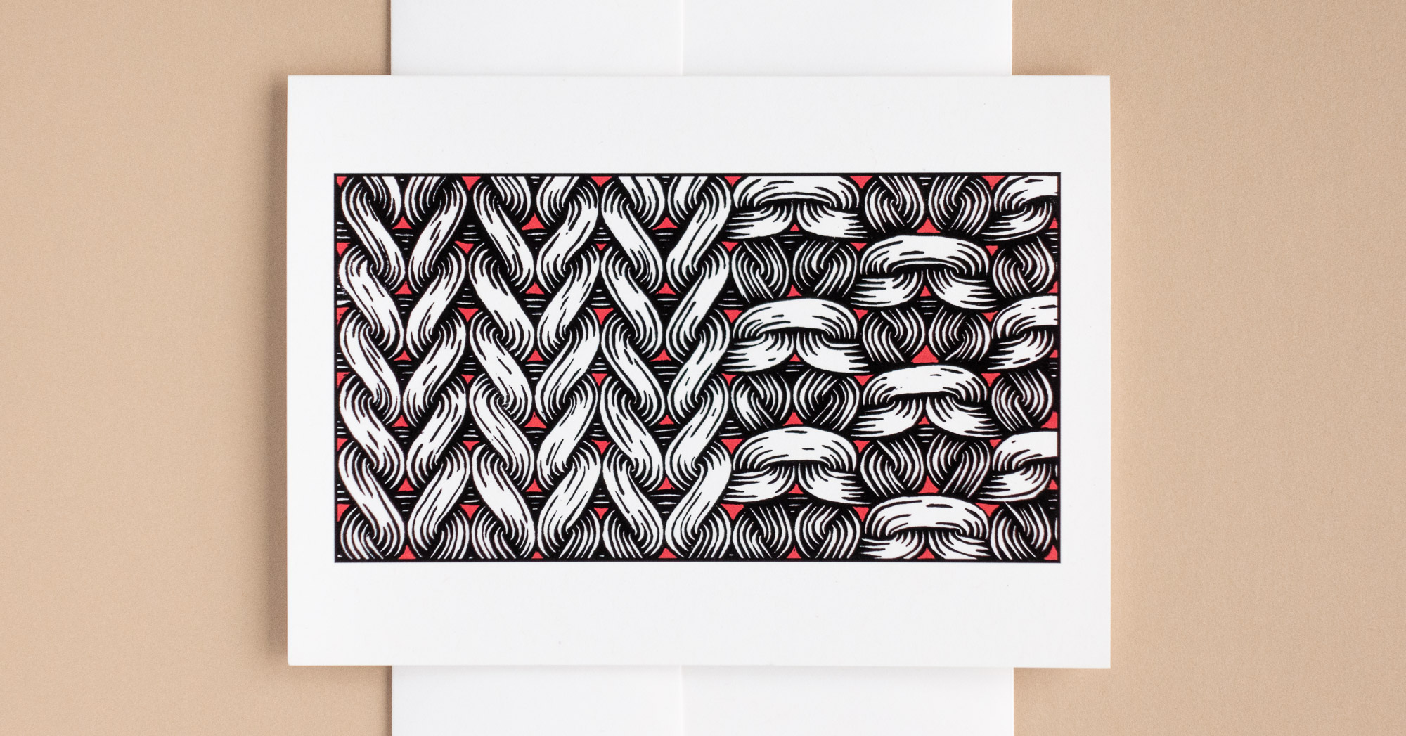 Knit Study No. 1 – Card | Lauren Nishizaki Designs