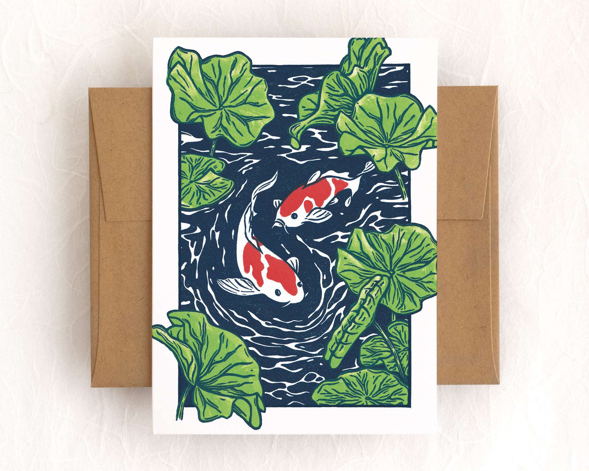 Koi Pond – Card | Lauren Nishizaki Designs